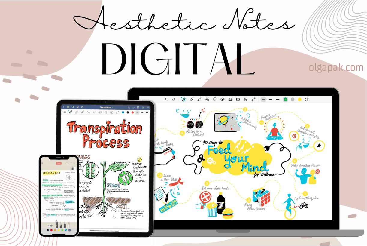 Aesthetic Notes: How to Elevate Your Note-Taking Game - olgapak.com