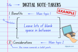 Outlining note-taking method: Comprehensive Guide - olgapak.com